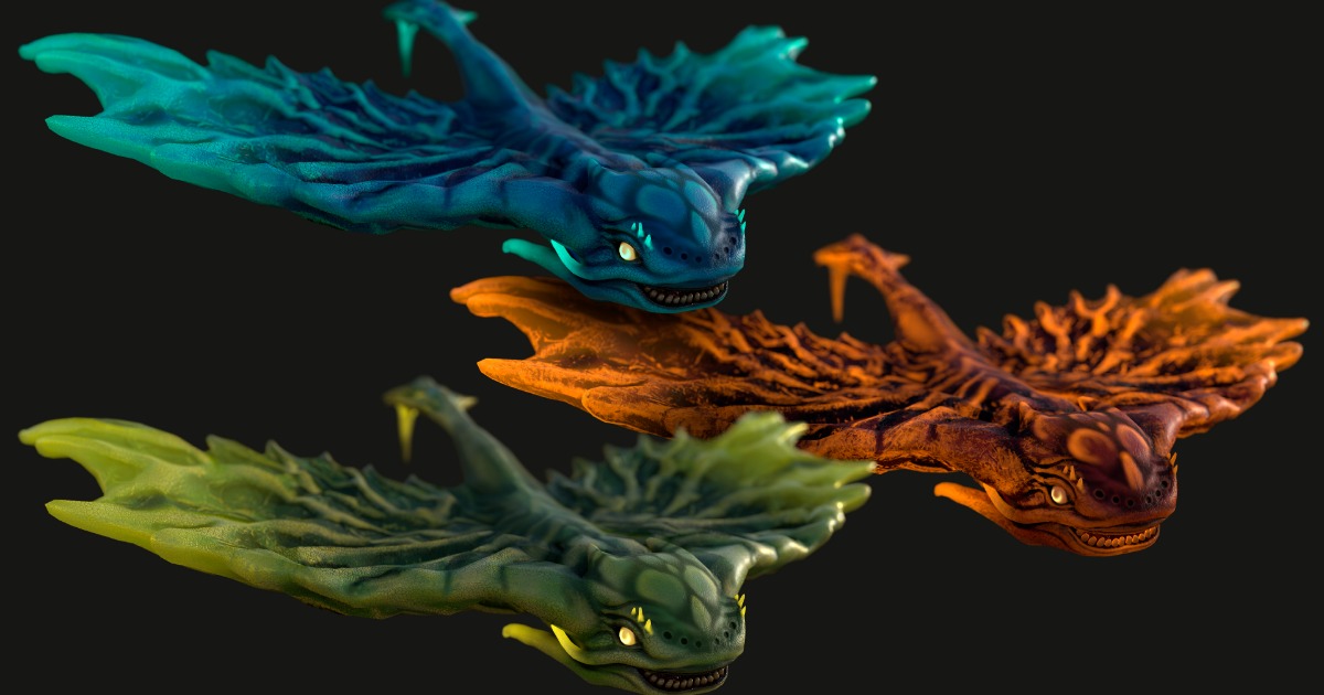 Aqua Draco | 3D Creatures | Unity Asset Store