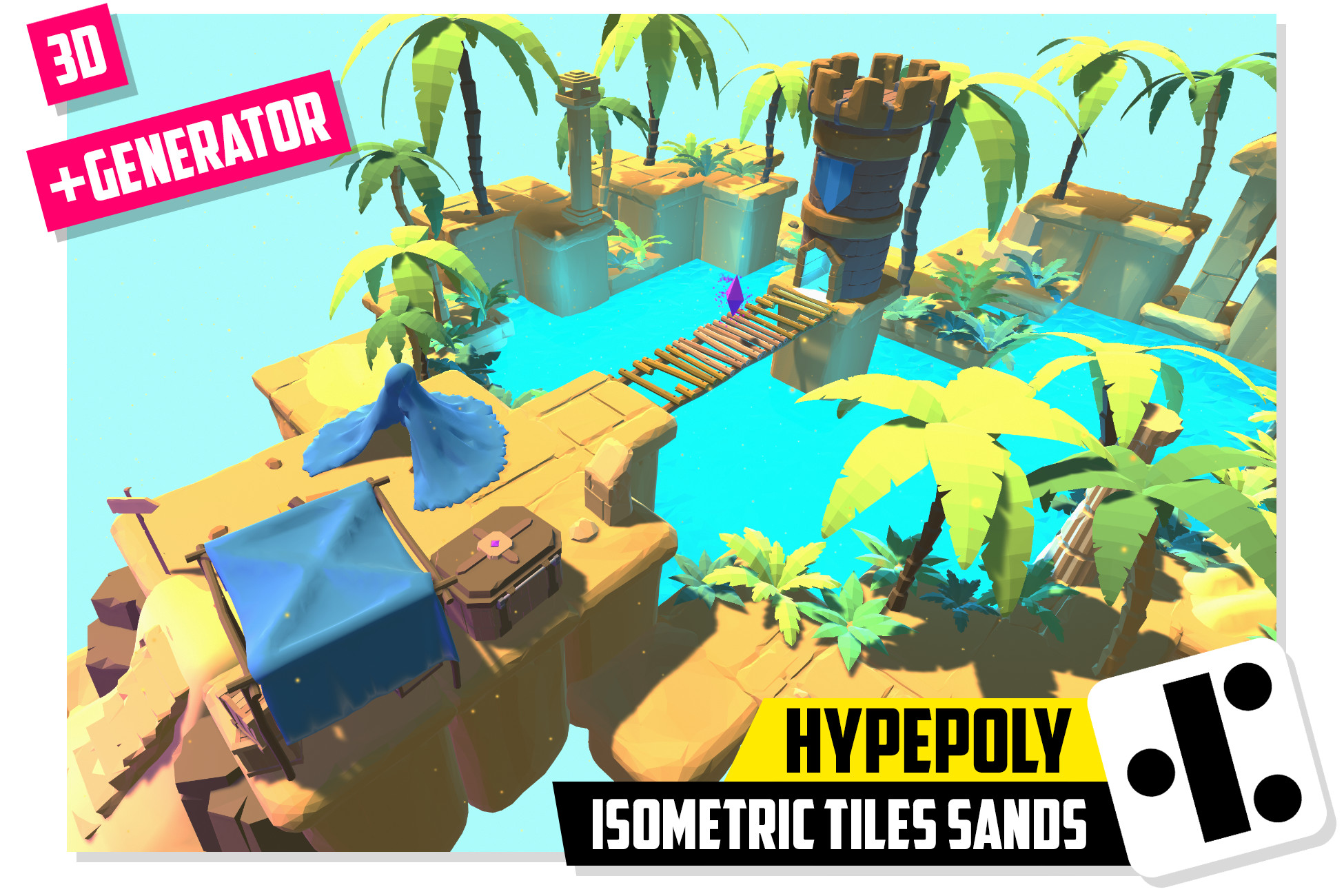 HYPEPOLY - Isometric Tiles Sands | 3D Environments | Unity Asset Store HYPEPOLY - Isometric Tiles Sands | 3D Environments | Unity Asset Store