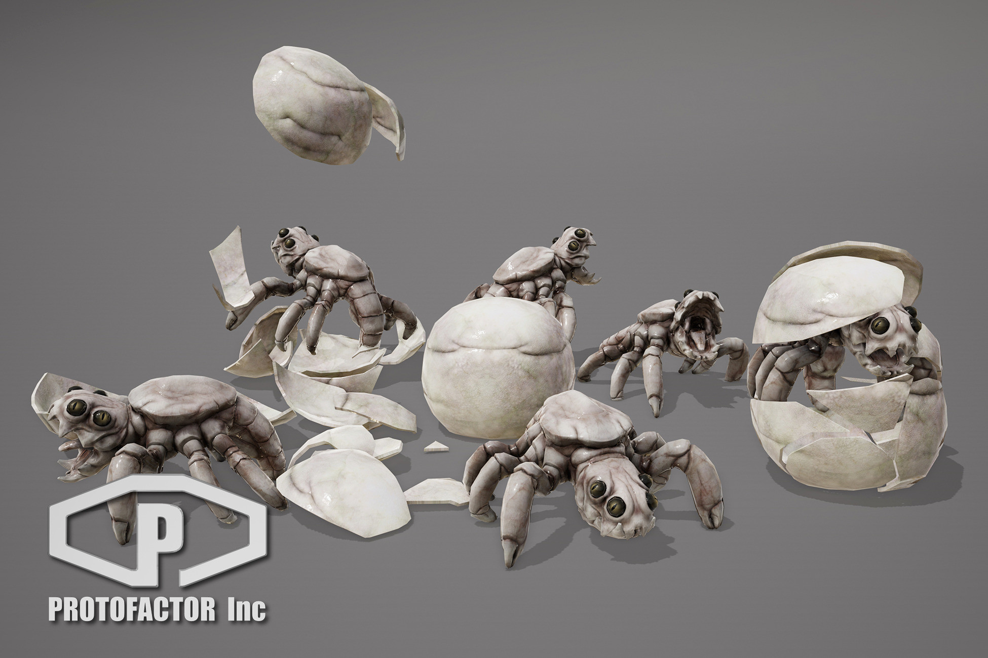 MONSTER: ROSTROKARCK LARVAE | 3D Creatures | Unity Asset Store