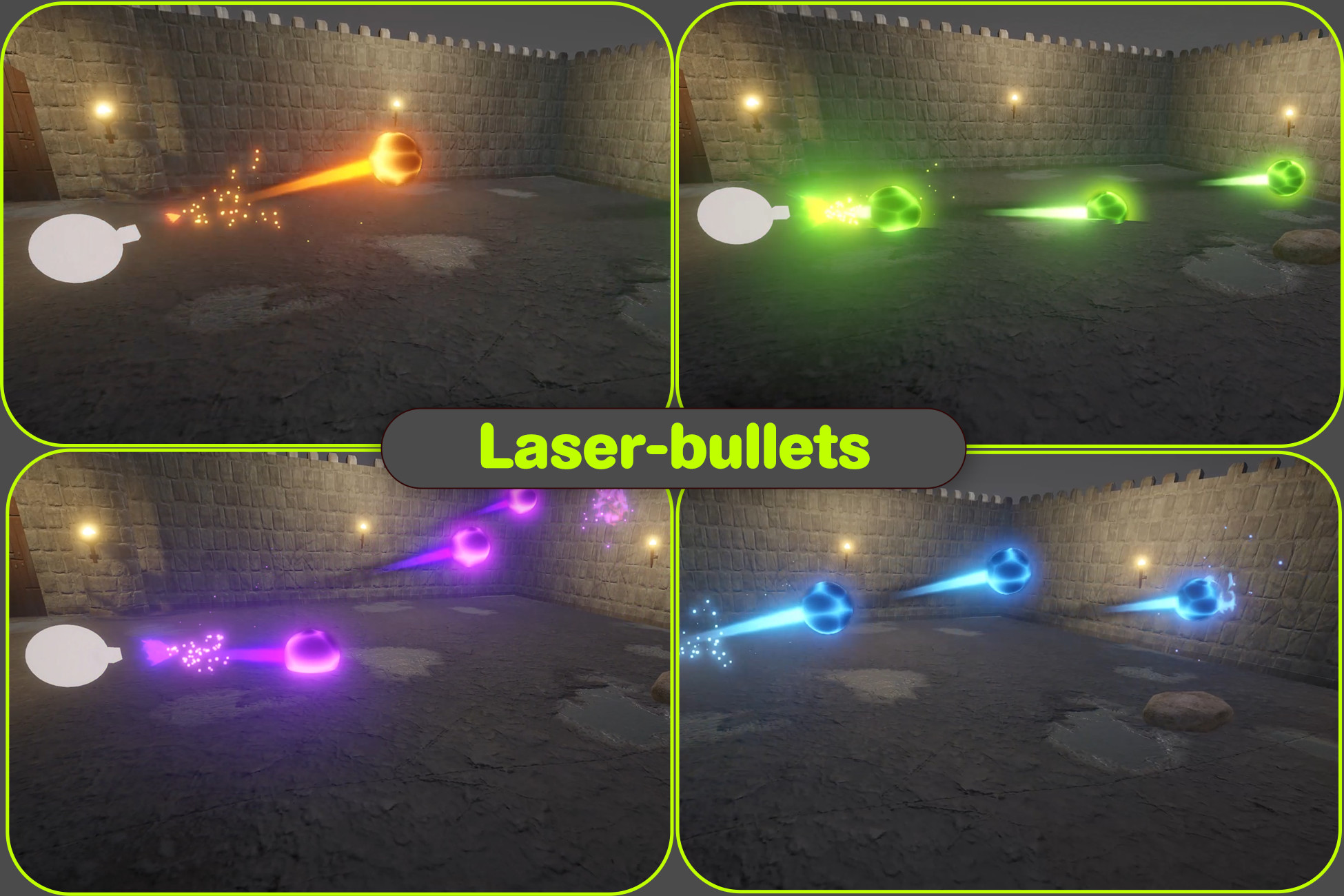 Laser Bullets-Urp Toon effects | ビジュアルエフェクト | Unity Asset Store