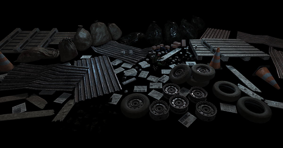 Trash and garbage | 3D Props | Unity Asset Store