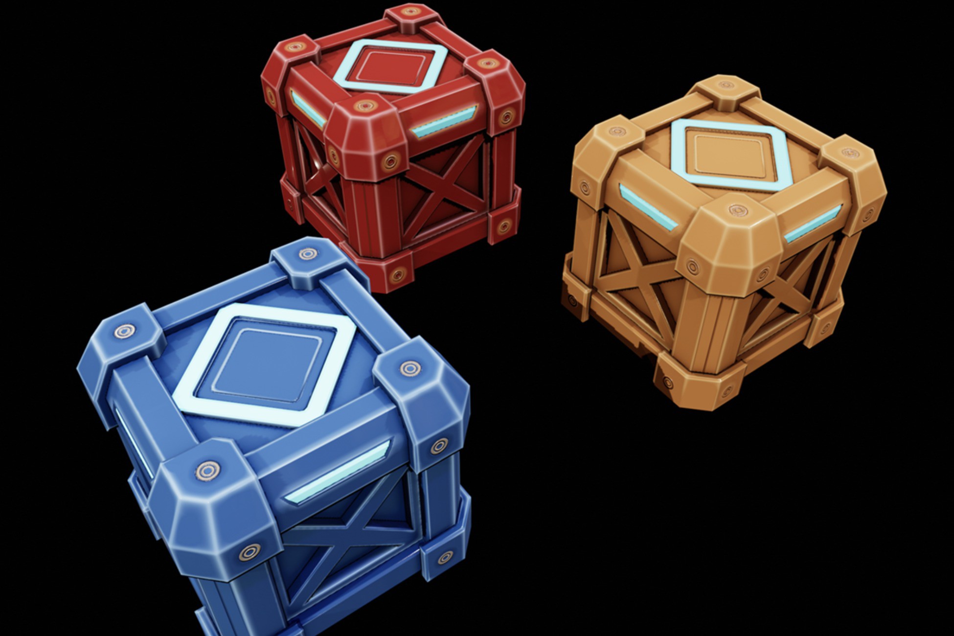Sci-Fi Boxes / Crate by MultiTech Studio
