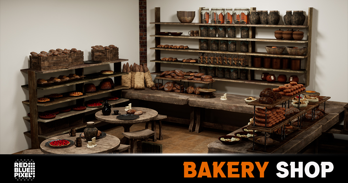 Medieval Bakery Shop | 3D Props | Unity Asset Store