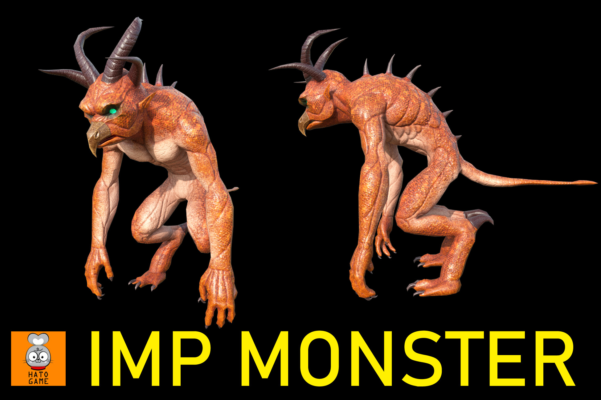 Monster: Imp | 3D 생물 | Unity Asset Store