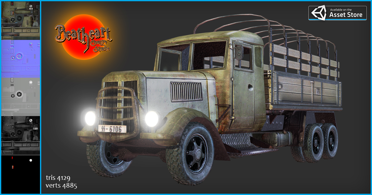 Army Truck | 3D Land | Unity Asset Store