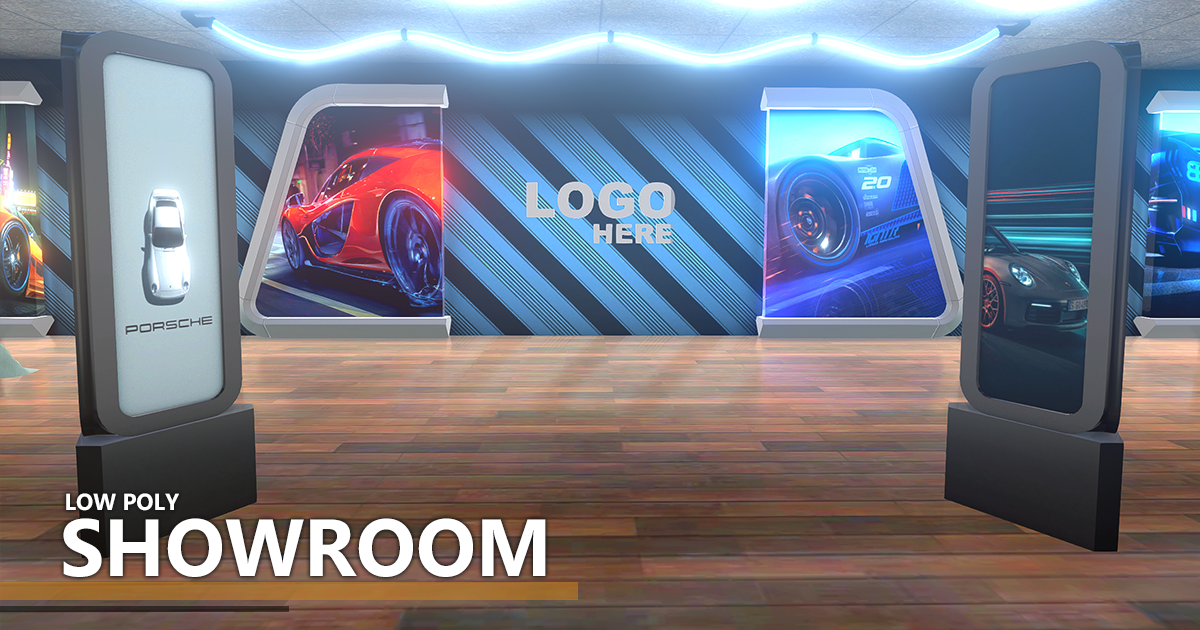 MN_2 Lowpoly Show room (HQ) | 3D Environments | Unity Asset Store