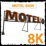 8K Motel Sign
