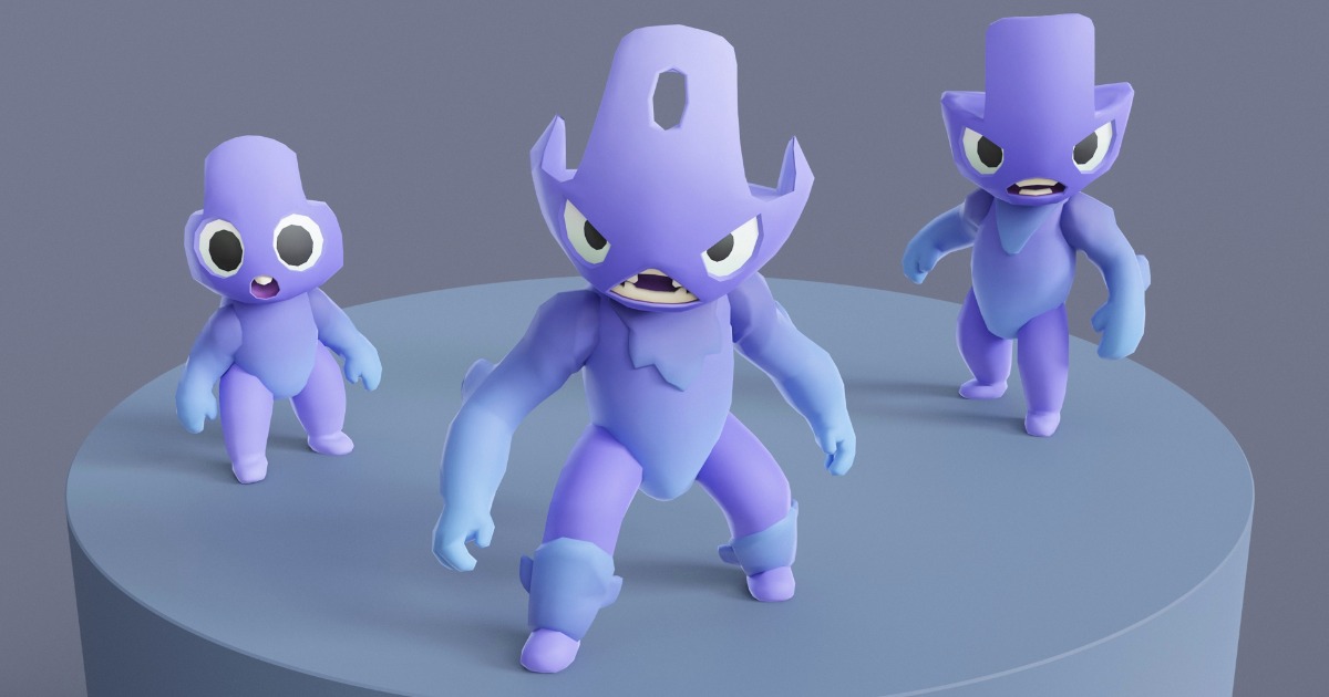 Cartoon Characters - Hick Warriors | 3D Creatures | Unity Asset Store