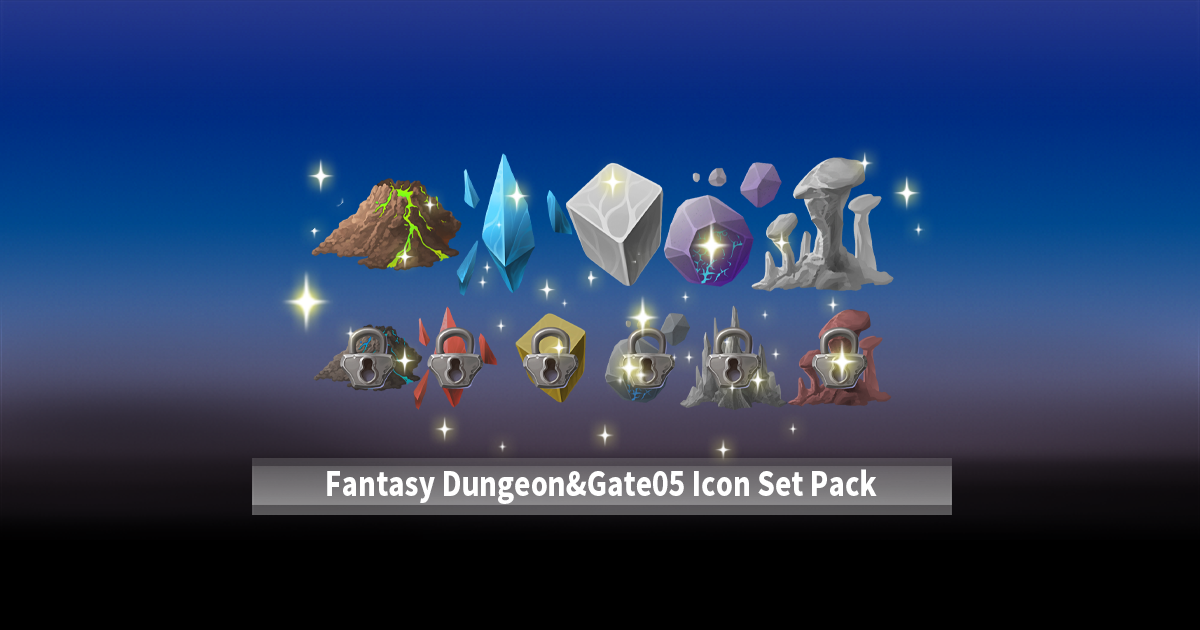 Fantasy Dungeon&Gate05 Icon Set Pack | 2D Icons | Unity Asset Store