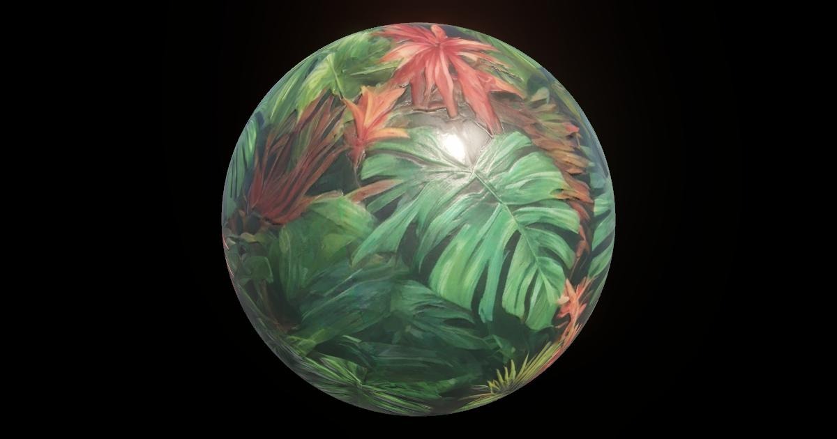 Tropical Jungle Foliage Materials – Leaves & Vines Texture Pack | 2D ...