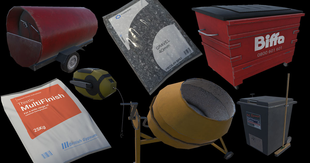 Construction Site Model Pack | 3D Props | Unity Asset Store
