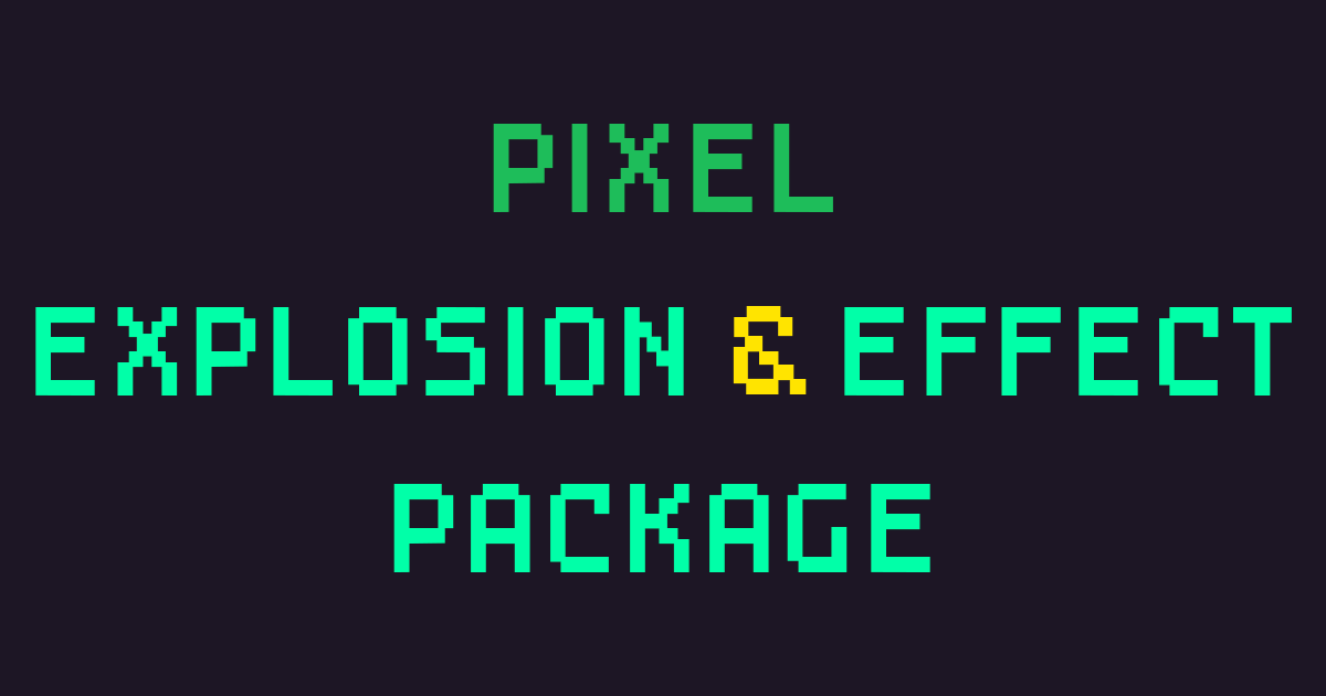 Pixel Explosions & Effects | 2D Textures & Materials | Unity Asset Store