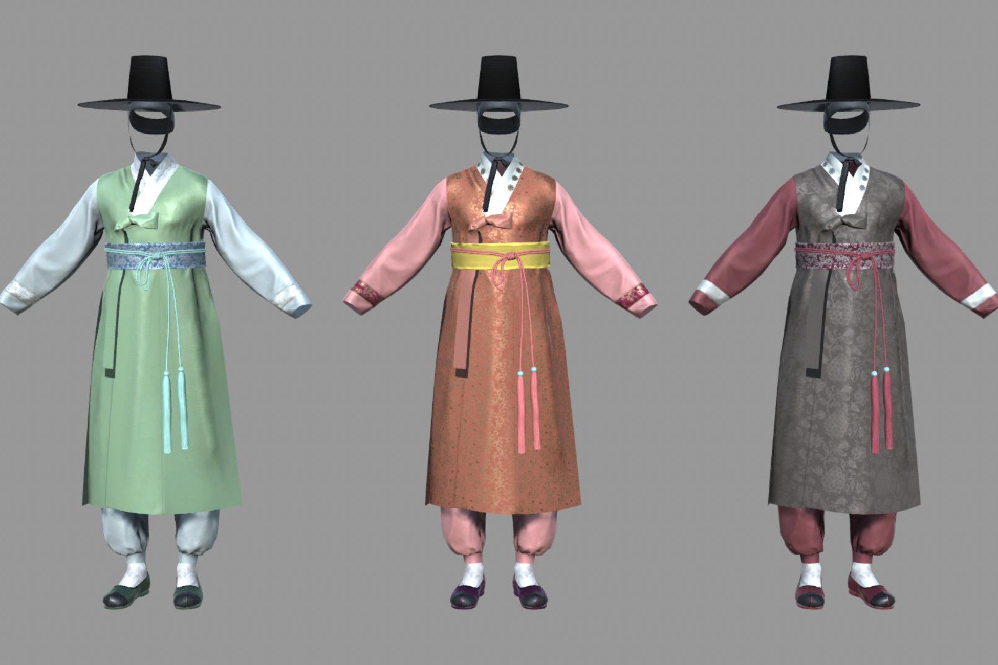 Hanbok - Korean traditional clothing (Male) | 3D 의류 | Unity Asset Store