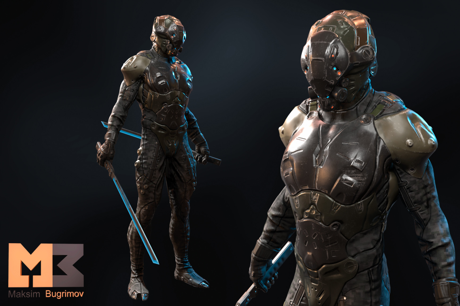 Sci Fi Character 01 (Shadow) | 3D Humanoids | Unity Asset Store