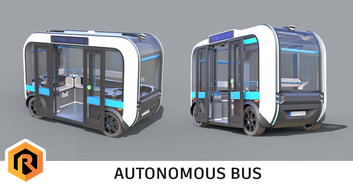 Autonomous Bus | 3D Vehicles | Unity Asset Store