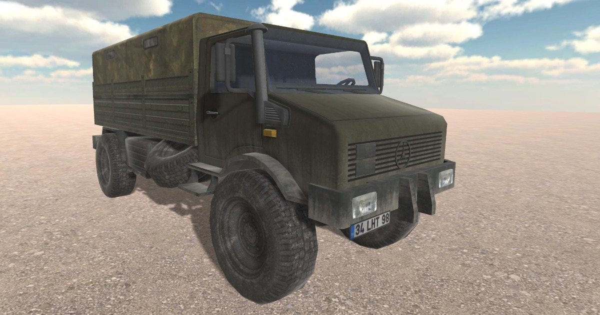 Army Cargo Military Truck Lowpoly | 3D Land | Unity Asset Store