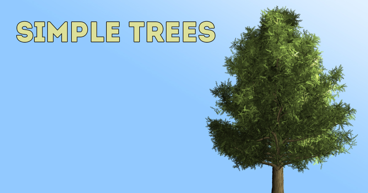 Simple Trees | 2D Nature | Unity Asset Store