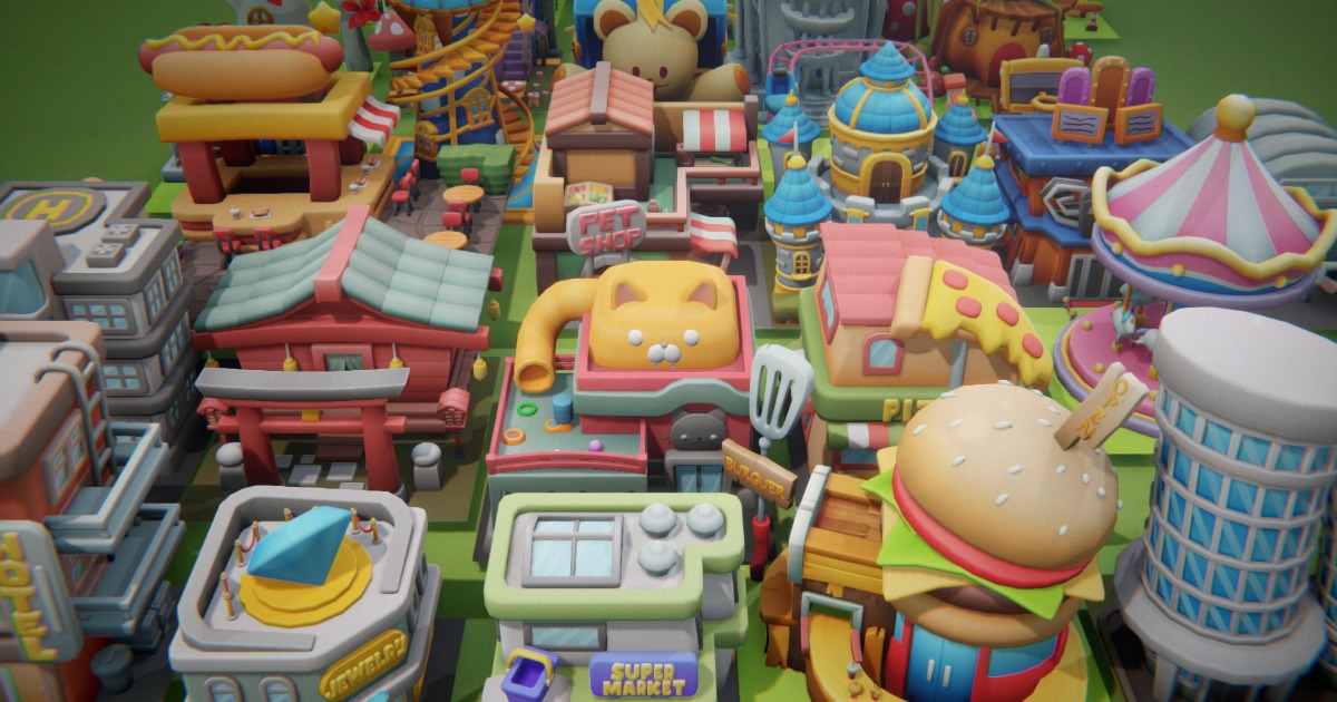 30 Buildings Level Up MegaPack - 150 Stages | 3D Environments | Unity ...