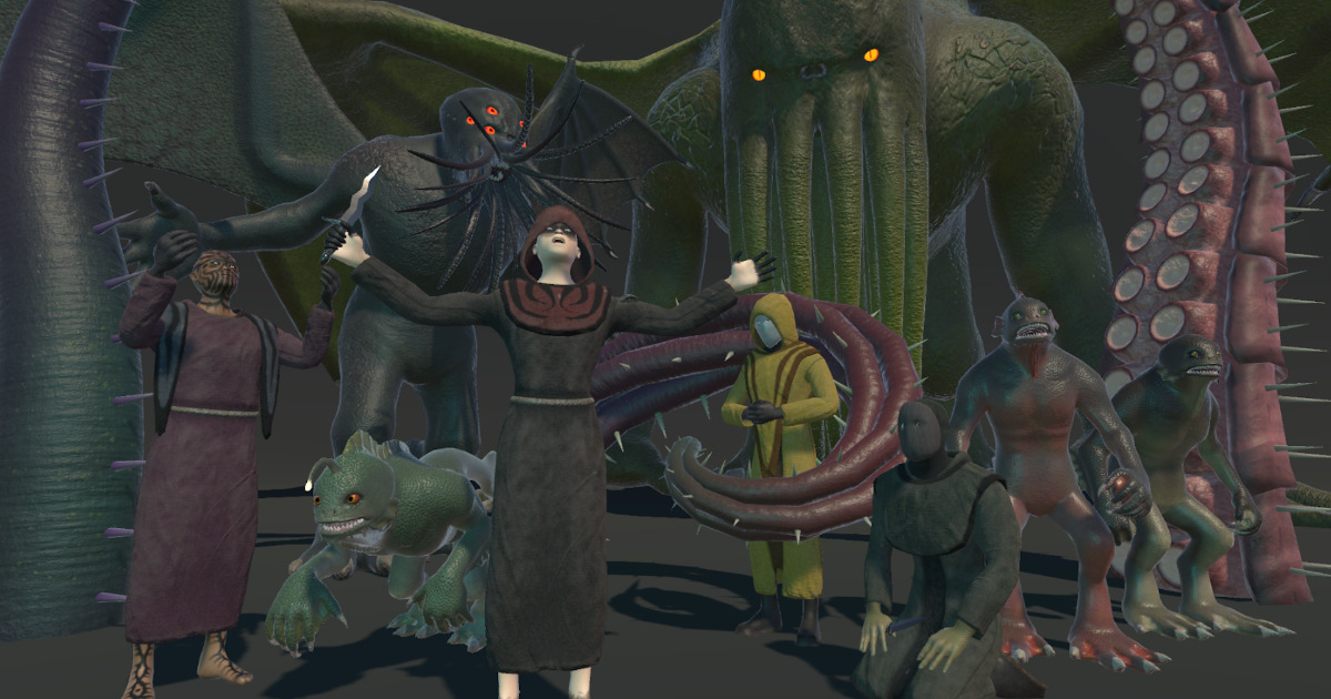 Call of the Deep - PBR Bundle | 3D Creatures | Unity Asset Store