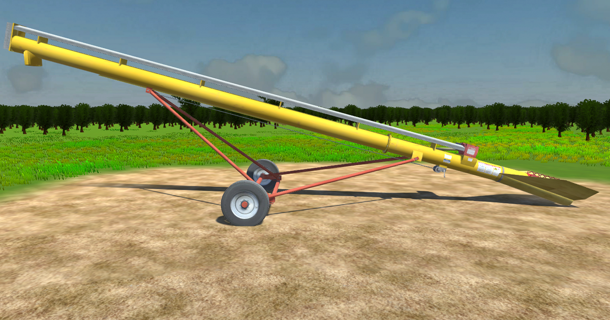 Farm Series - Animated Grain Auger | 3D 道具 | Unity Asset Store