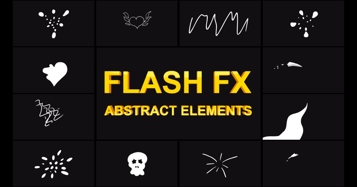 2D Flash FX Abstract Elements | VFX | Unity Asset Store
