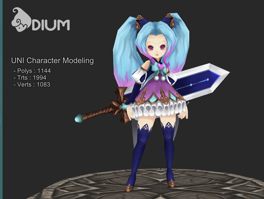 UNI Model & Animation | 3D 캐릭터 | Unity Asset Store