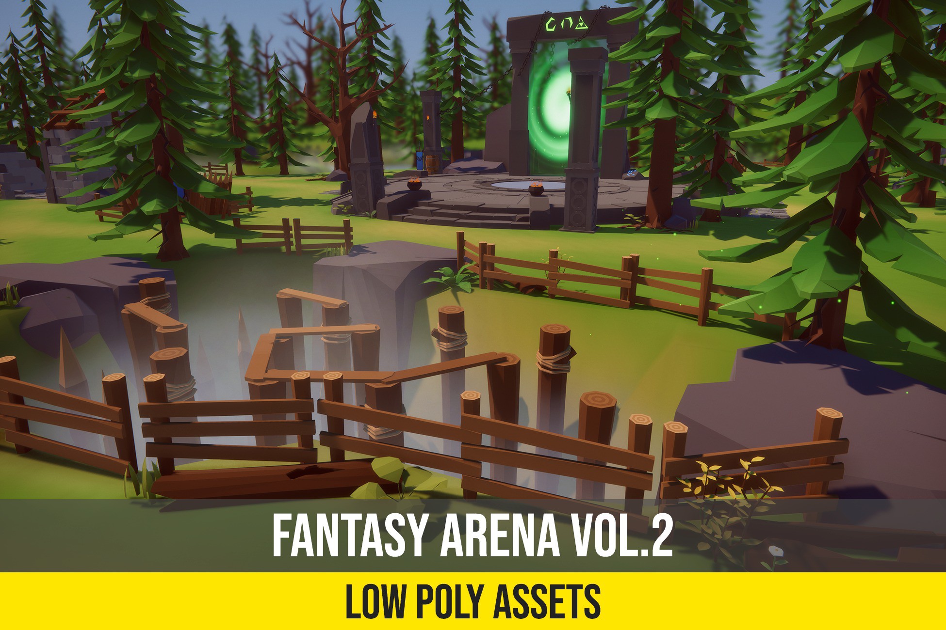 Low Poly Fantasy Arena Vol.2 | 3D Fantasy | Unity Asset Store