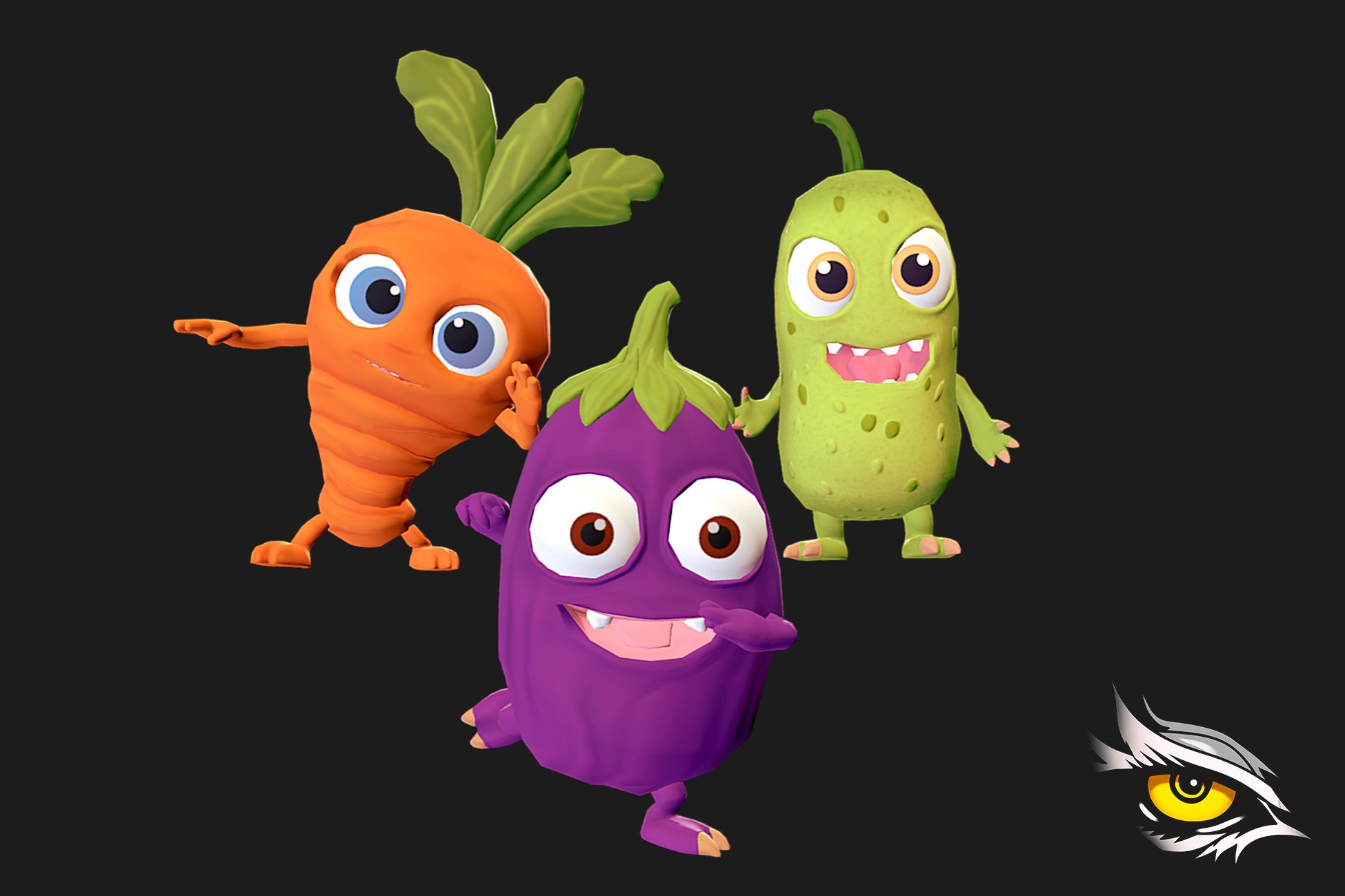 Monster Vegetables Pack 01 | 3D Creatures | Unity Asset Store