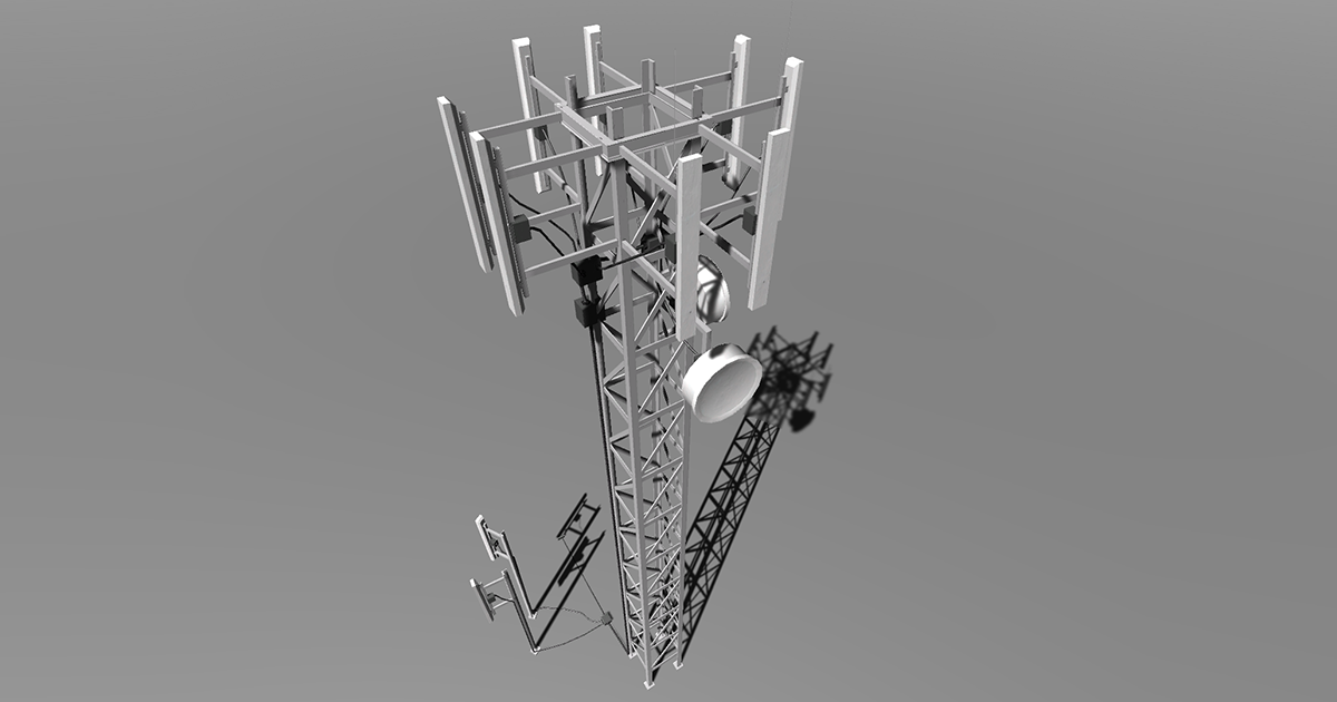 Radio TV tower | 3D Exterior | Unity Asset Store