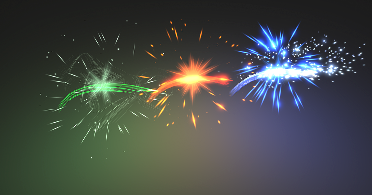 3 Attribute slash pack | VFX Particles | Unity Asset Store