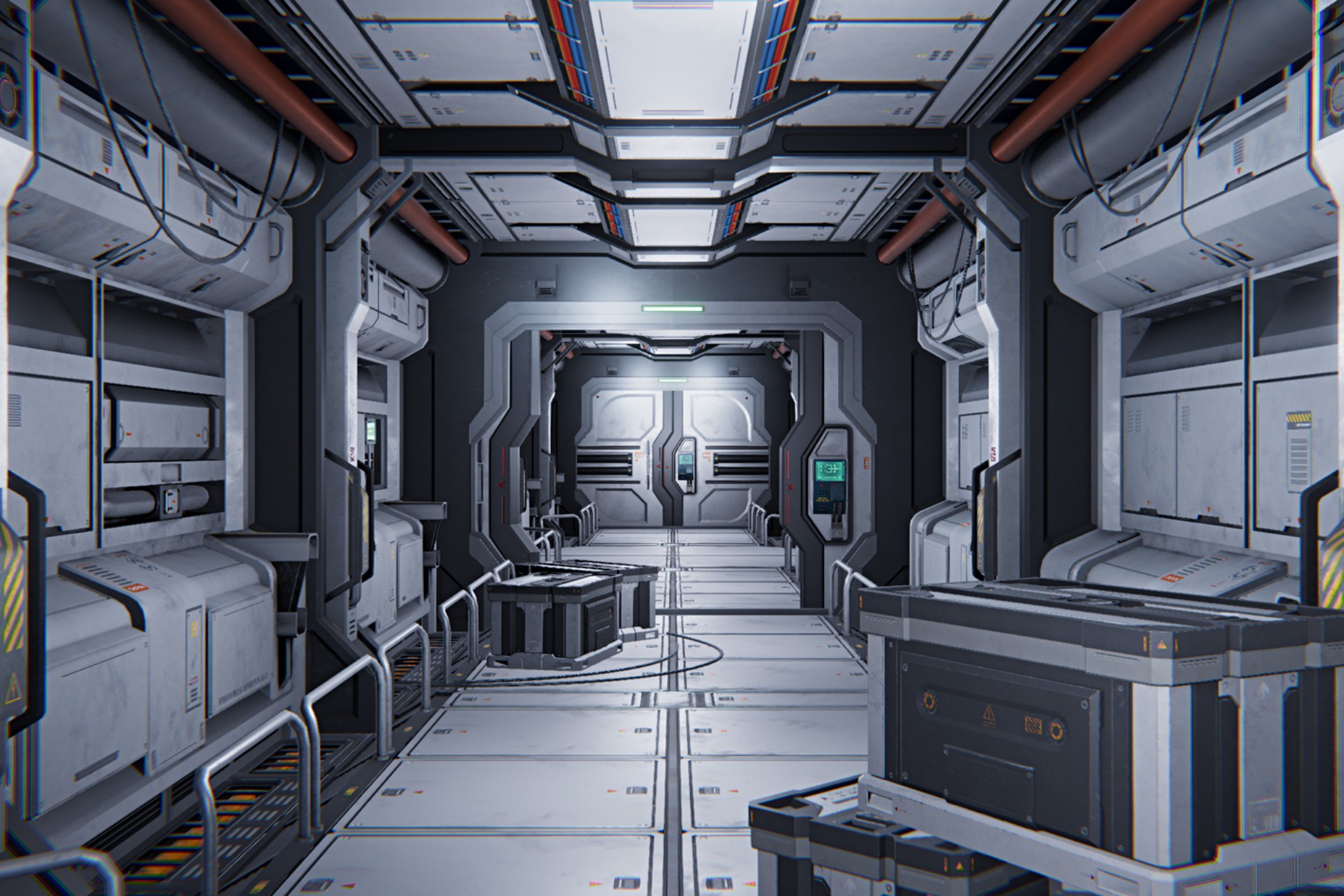 Modular Sci fi Corridor Pack 1 URP 3D Unity Asset Store Modular Sci fi Corridor Pack 1 URP 3D Unity Asset Store