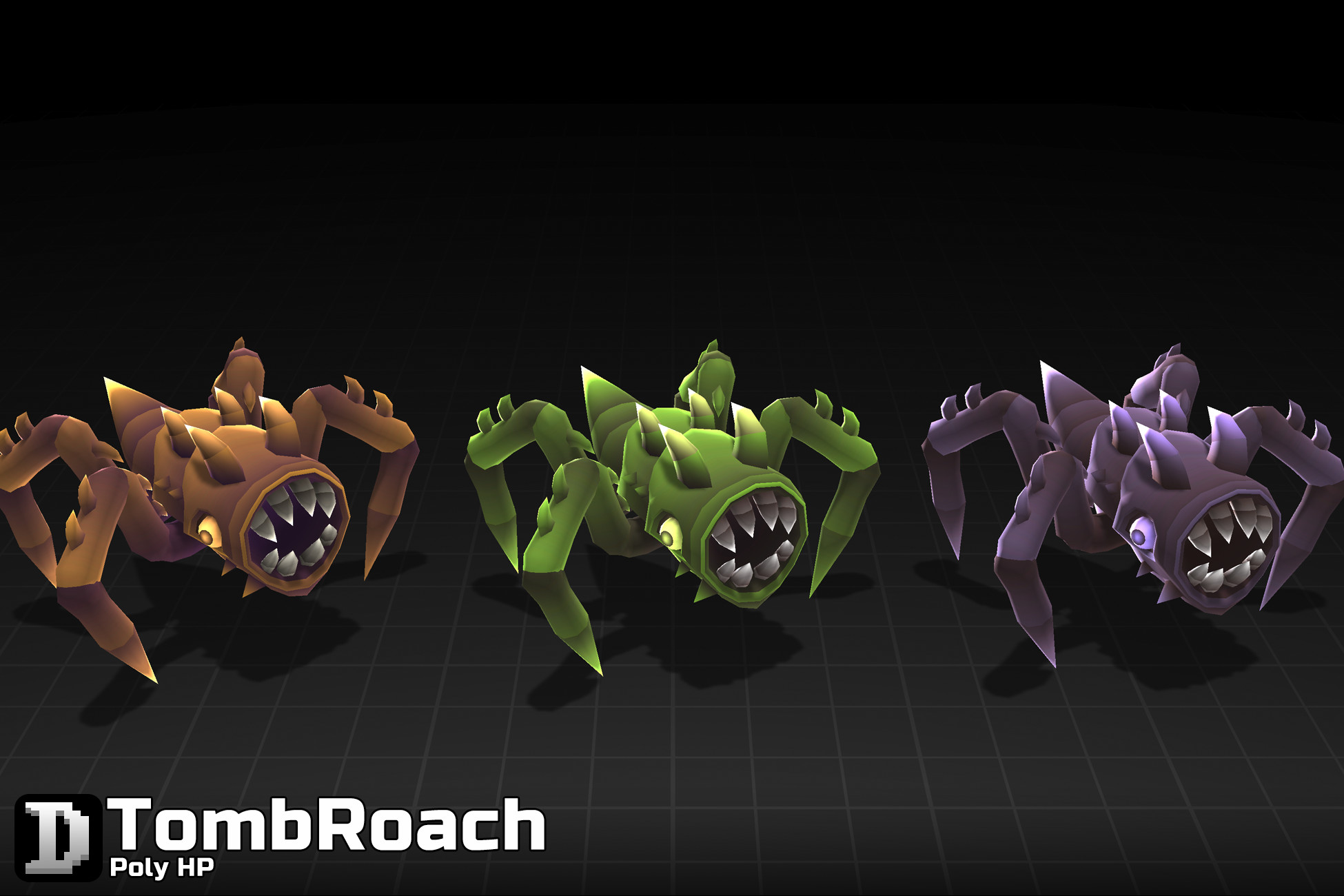 Poly HP - TombRoach | 3D Creatures | Unity Asset Store