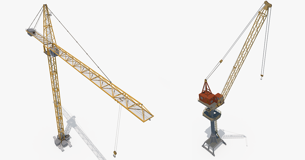 Industrial Cranes Pack | 3D Industrial | Unity Asset Store