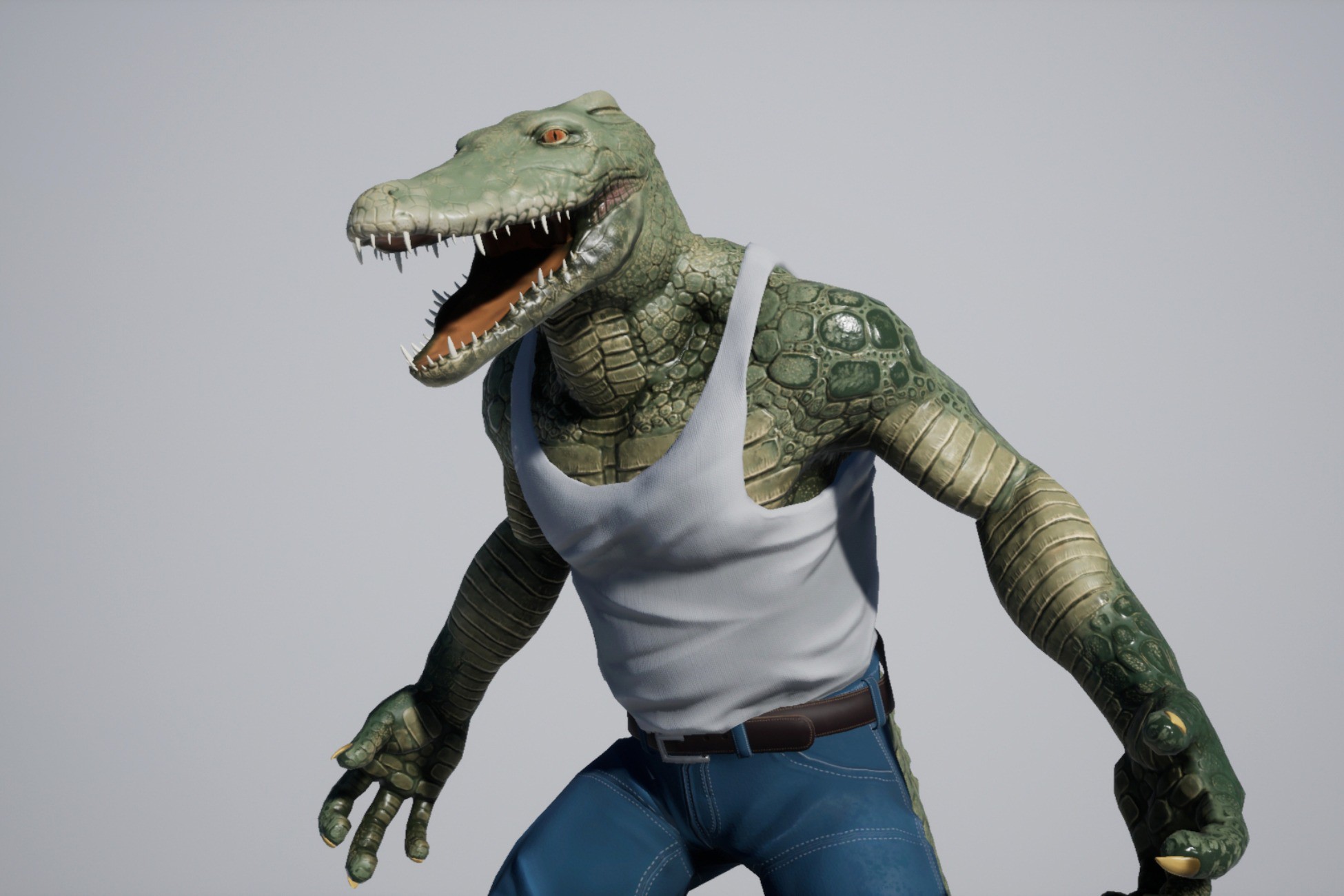 Monster 01 Crocodile | 3D Creatures | Unity Asset Store