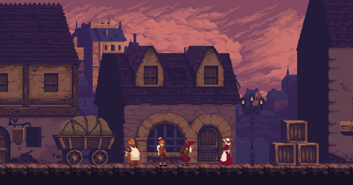 GothicVania Town | 2D Characters | Unity Asset Store