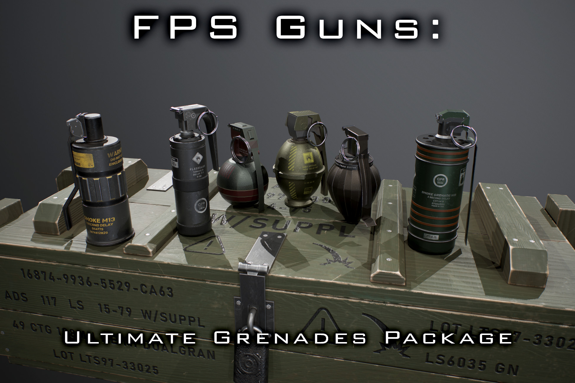 FPS Guns: Ultimate Grenades Package | 3D Weapons | Unity Asset Store