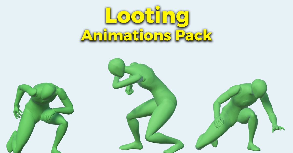 Looting Animation Pack | 3D Animations | Unity Asset Store
