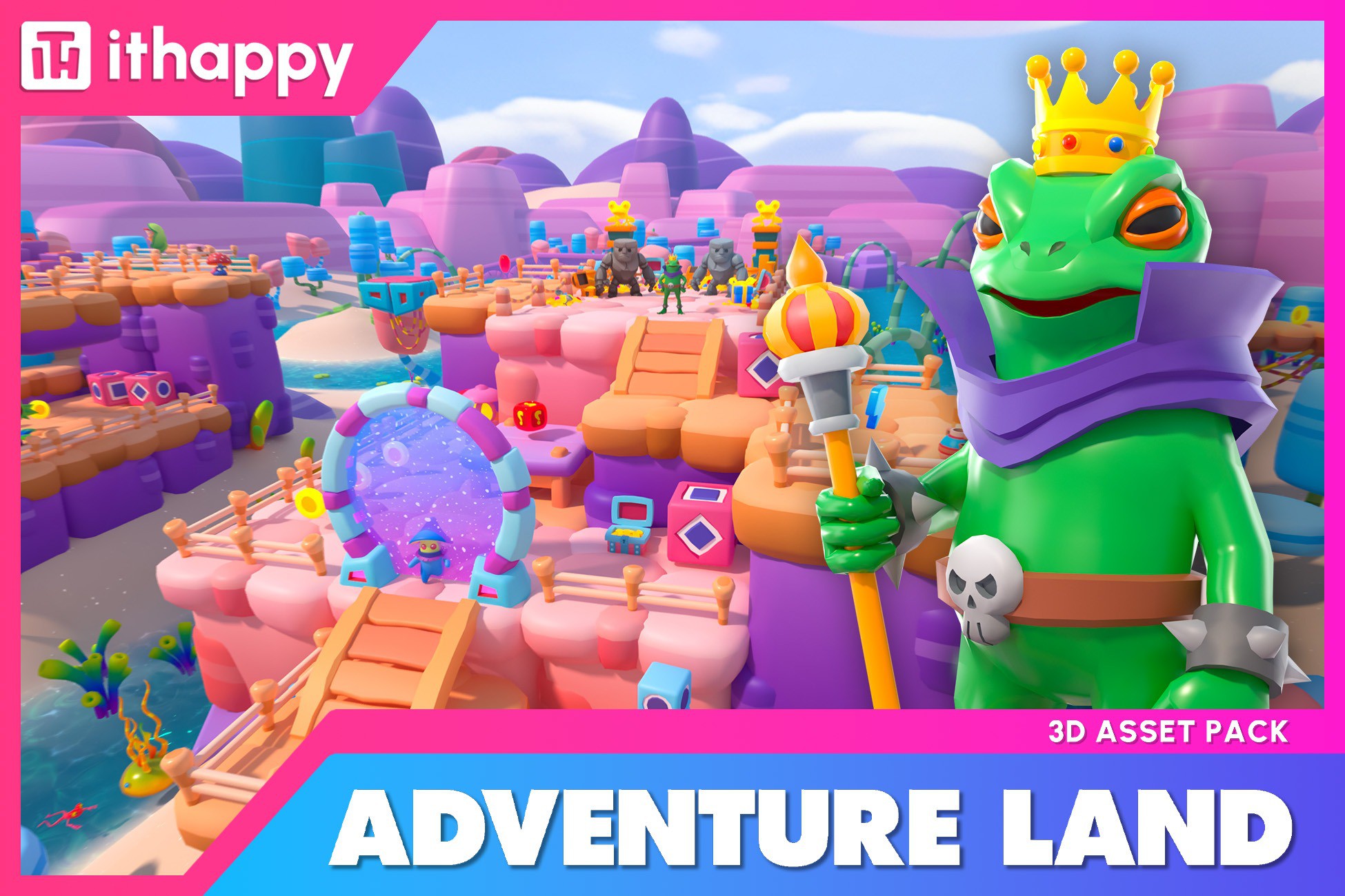 Adventure Land - Low Poly 3D Models Pack | 3D Fantasy | Unity Asset Store