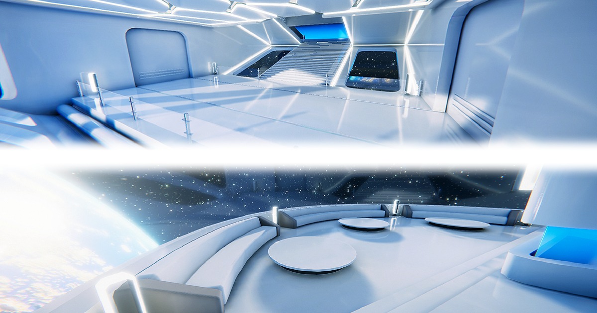 VR/Metaverse Space Quarters | 3D 环境 | Unity Asset Store