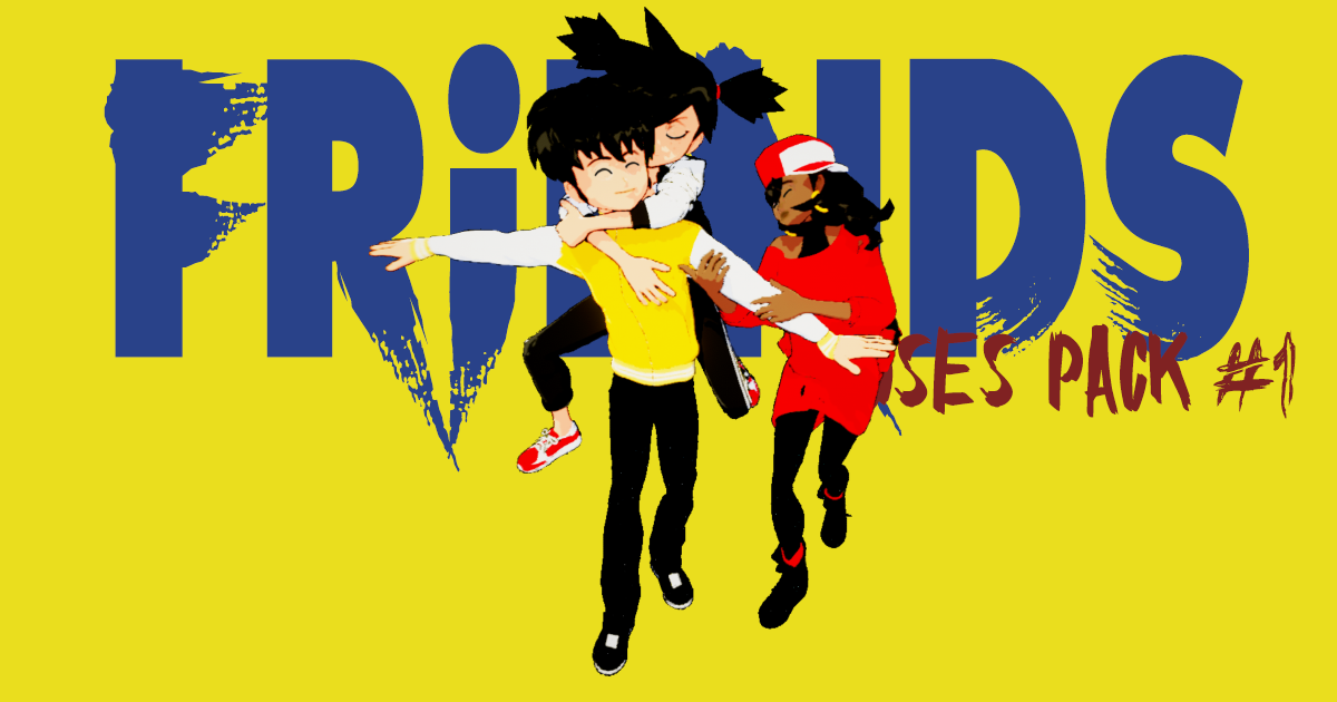 Poses Pack: Friends#1 | 3D Animations | Unity Asset Store