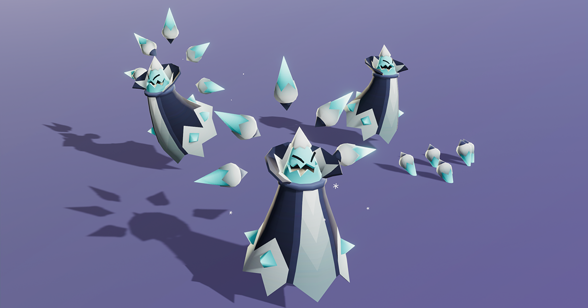 Ice Mage Cute Series | 3D Creatures | Unity Asset Store