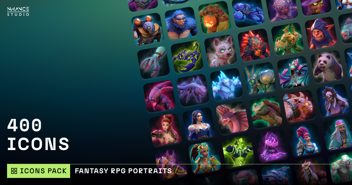 Fantasy RPG Portraits Pack #2 | 2D Icons | Unity Asset Store