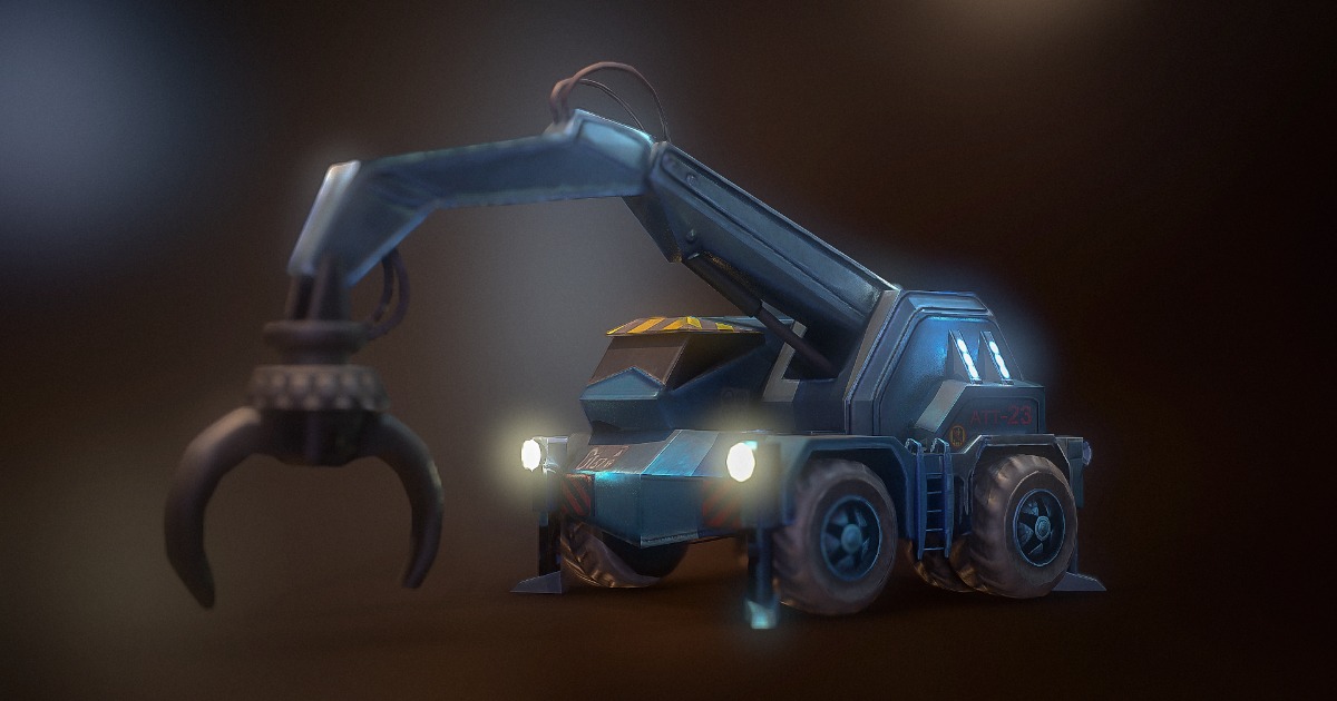 Loader Heavy Machinery | 3D Land | Unity Asset Store