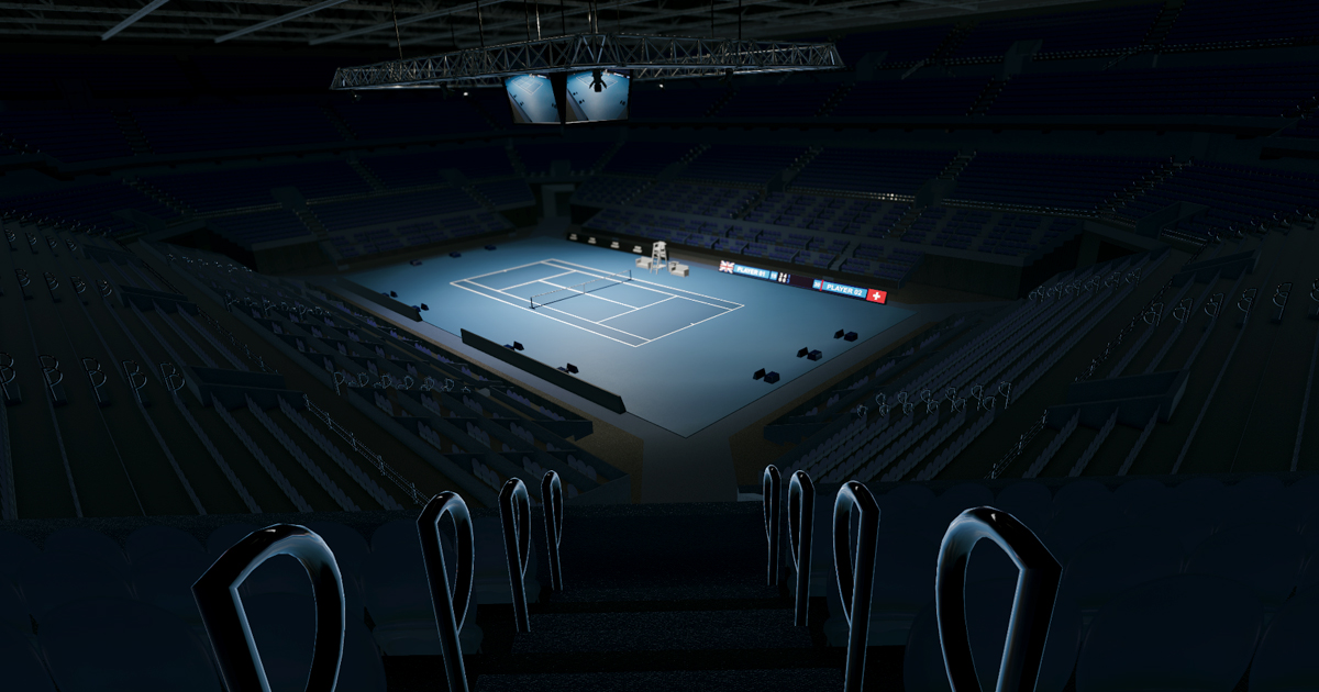 Indoor Tennis Stadium | 3D Industrial | Unity Asset Store