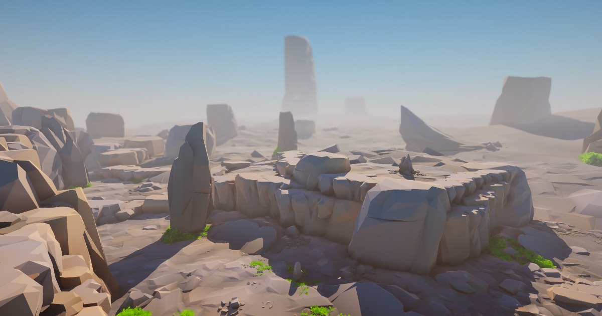 Stylized Rocks and Rockscape Pack - Low Poly | 3D Environments | Unity ...