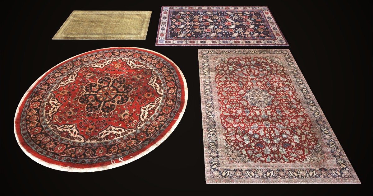 Vintage Carpets | 3D Interior | Unity Asset Store