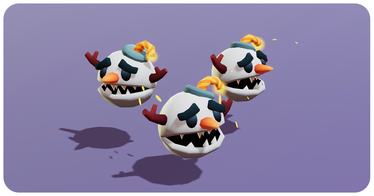 Snow Bomb Cute Series | 3D Characters | Unity Asset Store