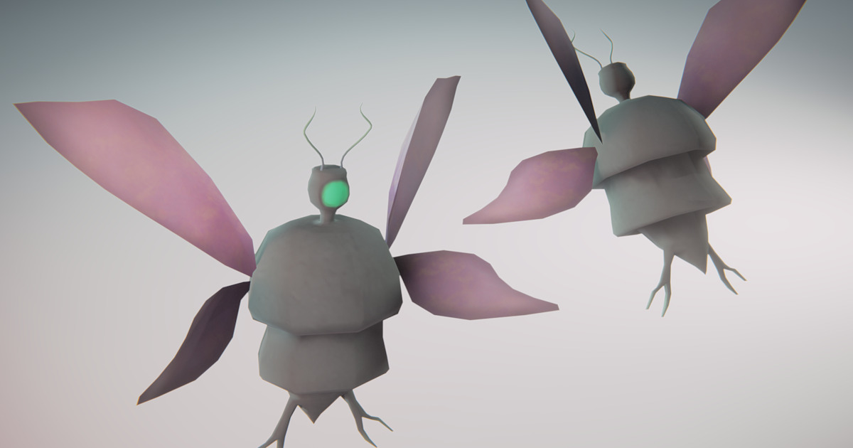 Retro Mobs: Insect | 3D Creatures | Unity Asset Store