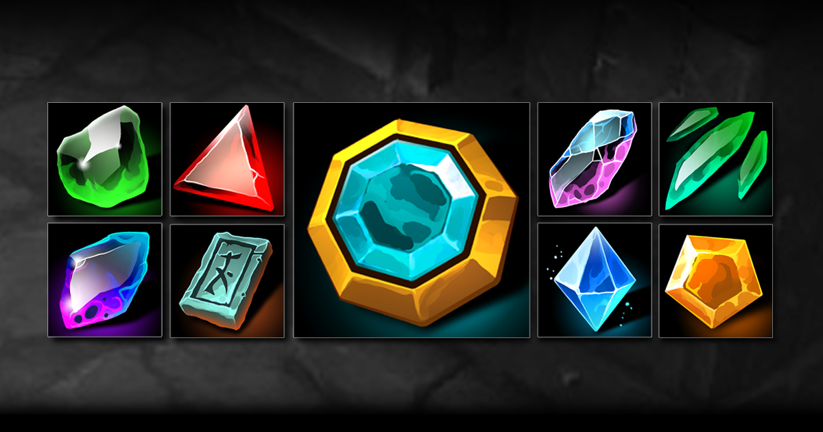 RPG Gems Icons | 2D Icons | Unity Asset Store