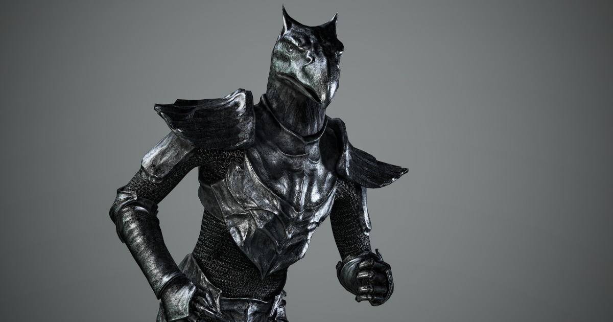 Iron Knight Gryphon Armor | 3D Characters | Unity Asset Store